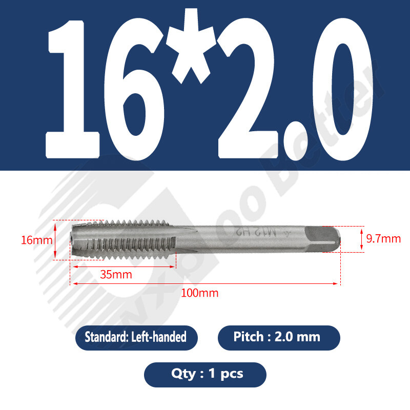 Machine Taps M1 ~ M24 Metric/Imperial Measuring System Manual Tapping ...
