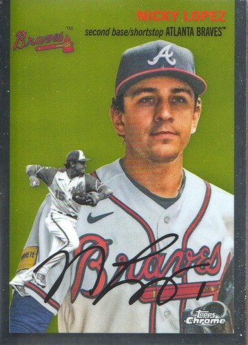 2023 Topps Chrome Platinum Anv. Baseball #141 Nicky Lopez | eBay