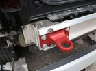 For Land Rover Defender 2020-2023 Matte Red Alloy Rear Trailer Ring Tow ...