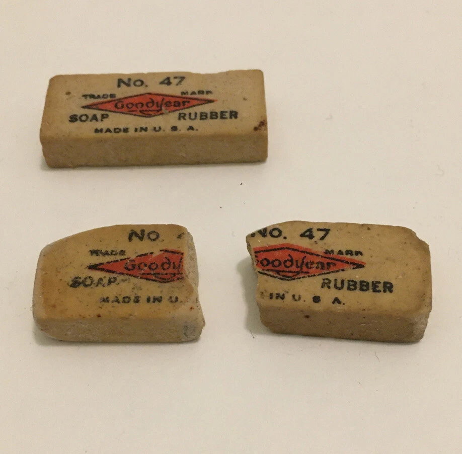 The First Rubber Eraser