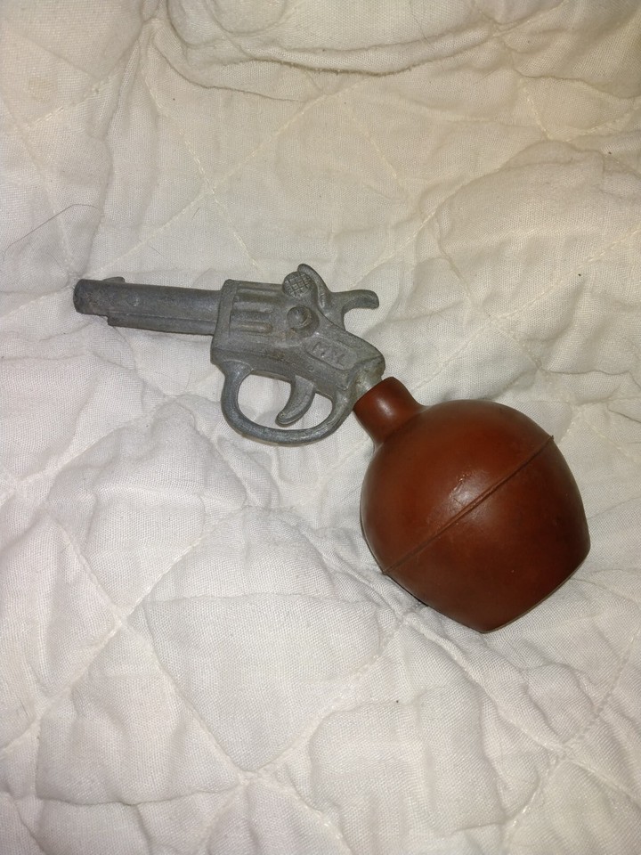 Antique Early 1900s M&L Morris & Louis Zinc Water Pistol Toy Gun ...