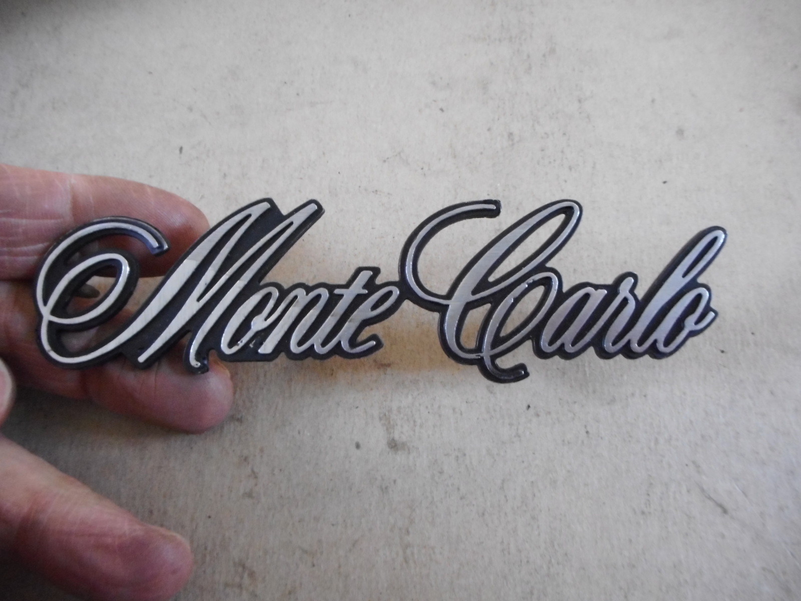 GM Nameplate - " Monte Carlo" - NOS - 1973-1975 MY - P/N 374214 | eBay