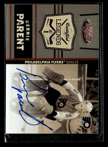 2010-11 Panini Certified Bernie Parent Legends Autograph Auto /95 ...