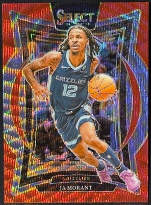 Ja Morant 2024-25 Panini Select Basketball - Red Wave Prizm #60 | eBay