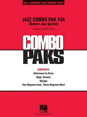 Jazz Combo Pak 34 (Modern Jazz Quartet) | Jazz Combo | Set + Online ...