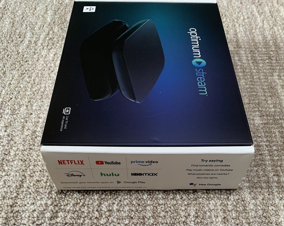 Optimum Stream Box 4k Live TV Streaming Altice with Remote DV8555 | eBay