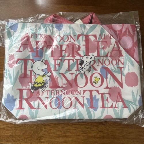 Snoopy Afternoon Tea Collaboration Logo Bag Tulip | eBay