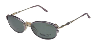 NEW ELITE EYEWEAR INTELLI CLIP 713 STRASS SUNGLASS CLIPON EYEGLASS ...