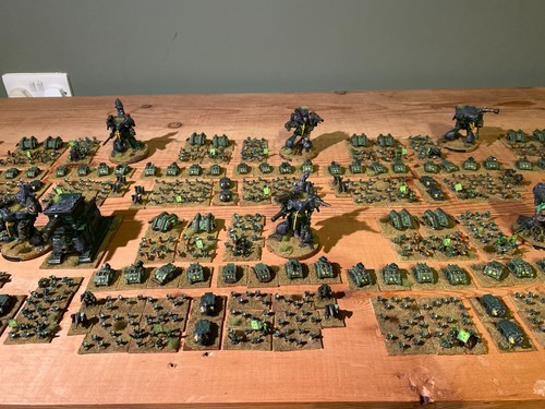 Epic 40k 6mm Space Marine Full Army + Titans, painted, based | eBay
