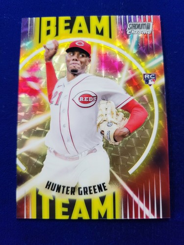 🌟 2022 Stadium Club Chrome Beam Team GOLD SUPERFRACTOR #BT11 Hunter ...