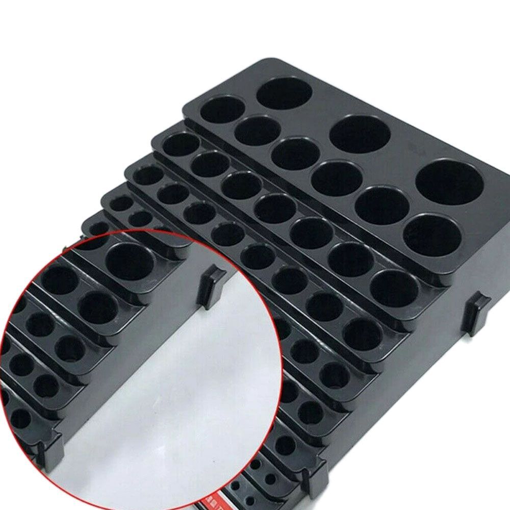 Drill Organizer Storage Box Tap Reamer Turning Tool Drill Bit Holder | eBay