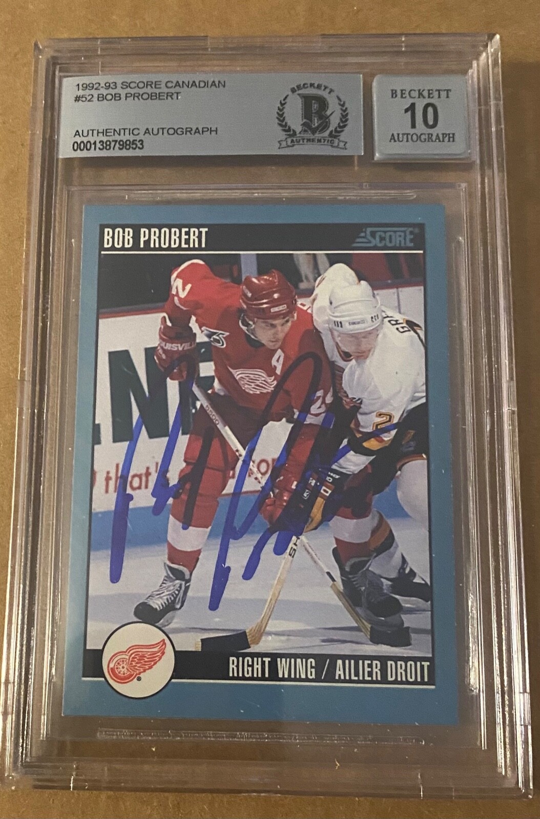 Bob Probert Autographed Memorabilia | Signed Photo, Jersey ...