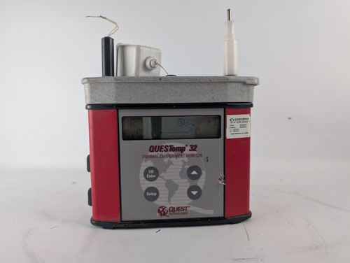 Quest Technologies QUESTemp 32 Thermal Environment Heat Stress Monitor ...