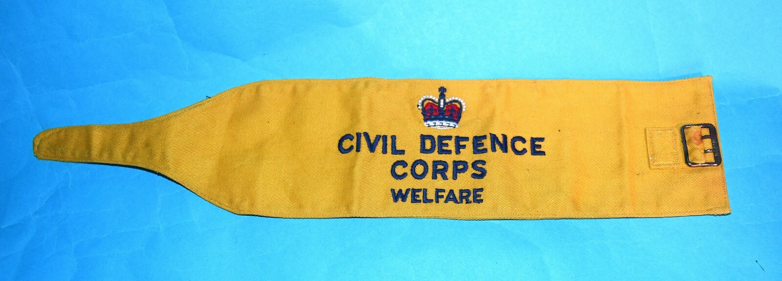 CIVIL DEFENCE CORPS WELFARE ARM BAND. | eBay UK