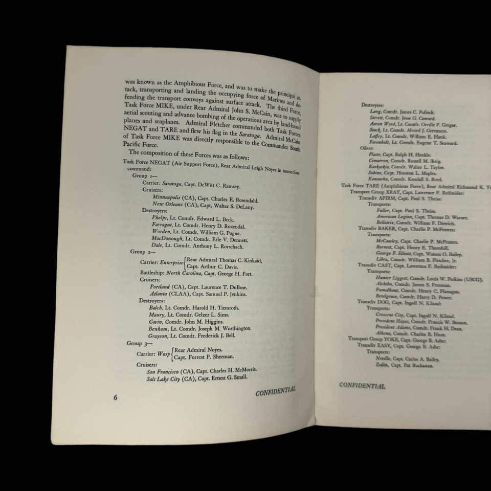 RARE! WWII 1944 Operation Watchtower Solomon Islands D-Day Guadalcanal ...