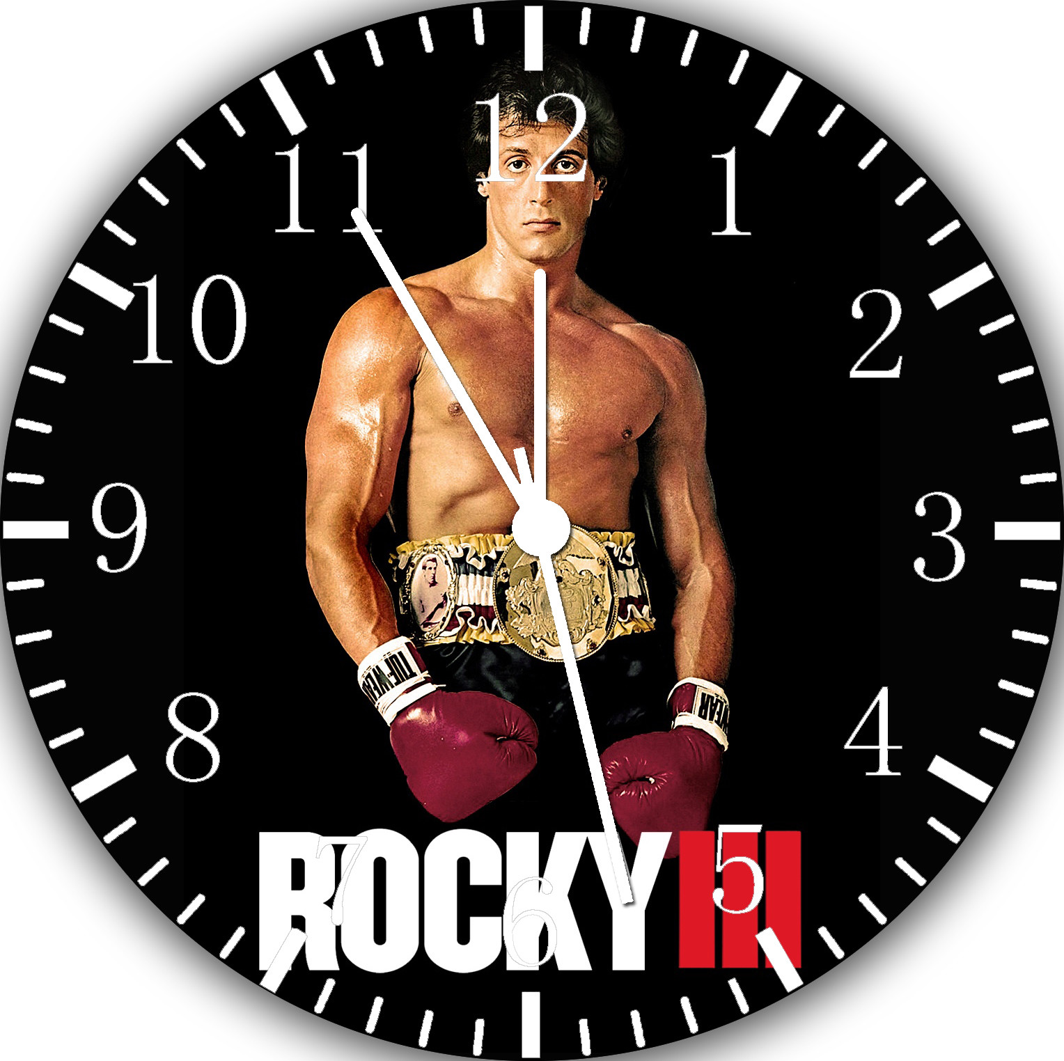 Rocky Movies Frameless Borderless Wall Clock For Gifts or Home Decor ...
