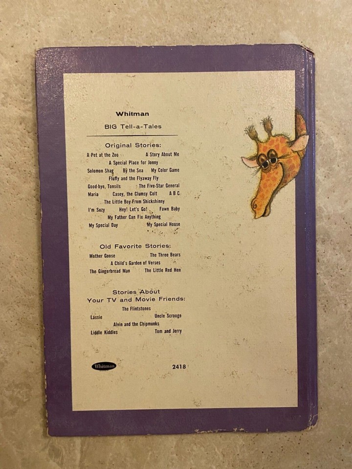 Whitman Big Tell-a-Tale: Never Talk to Strangers by Irma Joyce | eBay