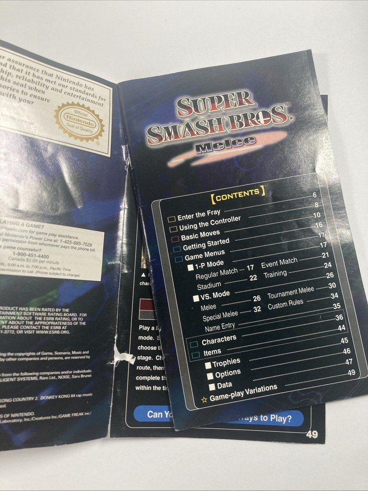 Super Smash Bros. Melee - Complete In Box - Tested Working | eBay UK