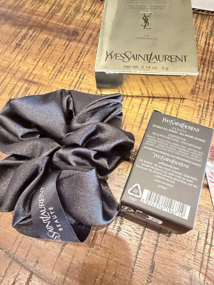 YSL BEAUTY 4 pieces GIFT SET plus box card and riboon | eBay