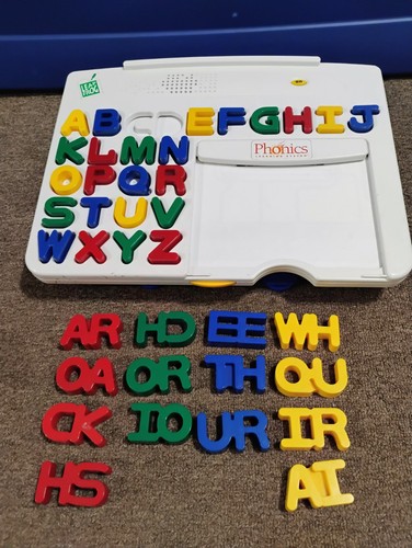 Vintage 1995 Leap Frog Phonics ABC Letters Learning System Tablet WORKS ...