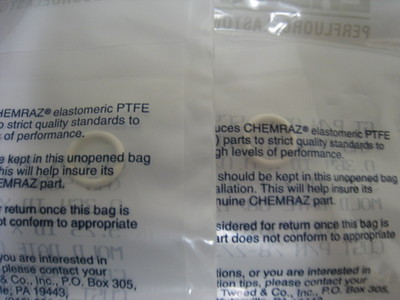 2 new Chemraz 9012-SC513 Compound 513, 9.25 x 1.78mm, 78-2732 Oring ...