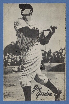 1947 Homogenized Bond Bread Exhibit Joe Gordon New York Yankees 3x5" | eBay