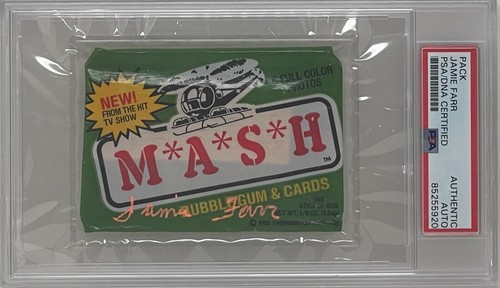 Jamie Farr Signed Klinger 1982 Donruss Card Pack MASH M*A*S*H 4077th ...