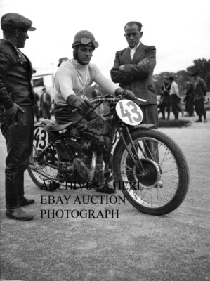 Rudge 250cc works racer German Grand Prix motorcycle racing photo | eBay