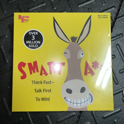 Smart A** Think Fast Trivia Family Board Game by University Games New ...