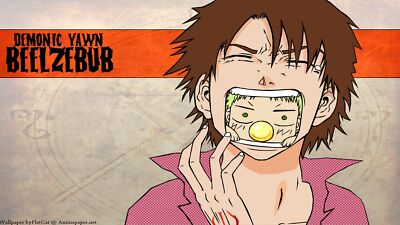 Anime beelzebub boys open mouth Playmat Game Mat Desk | eBay