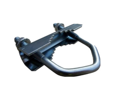 Mast Clamp Heavy Duty Jaw Aerial Pole Steel Outdoor U-Bolt V-BOLT 2 ...