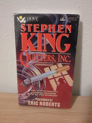 Sealed! Quitters, Inc. Stephen King 1996 Audio Cassette Unabridged Eric ...