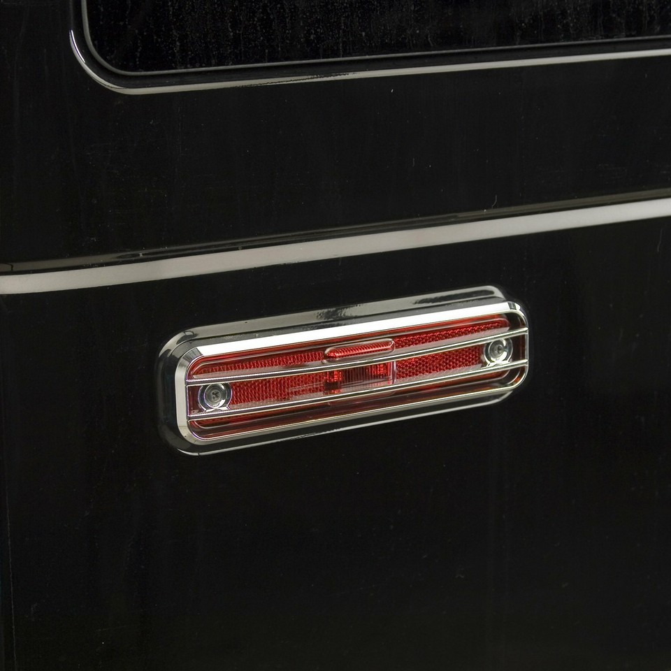 2003-2009 Hummer H2 SUV SUT Chrome Plated Side Marker Guard Trim ...