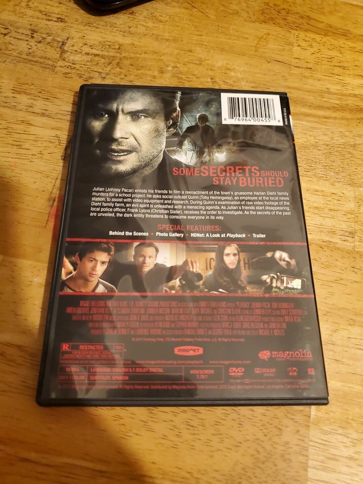 Playback (DVD, 2012) 876964004558 | eBay