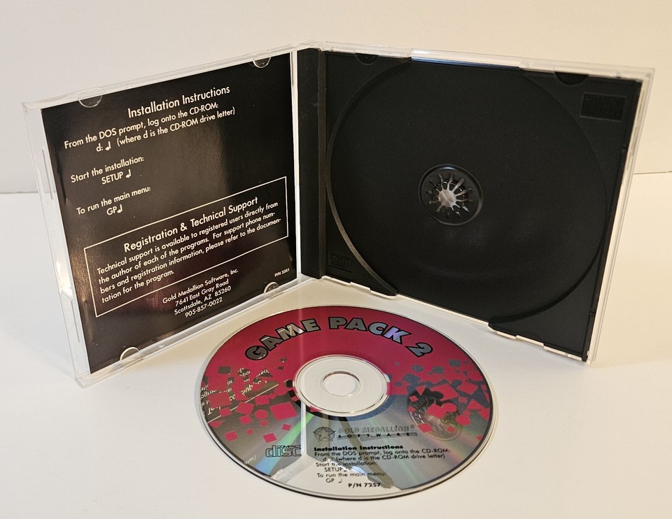 Game Pack 2: 37 Best VGA Games DOS PC Shareware Gold Medallion Software ...