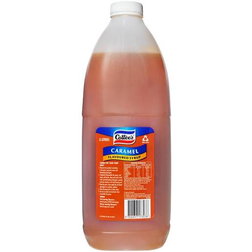 COTTEES Caramel Flavouring Syrup 3l Topping Milkshake Thickshake for ...