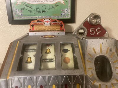 Pace Bantam Slot Machine marquee New | eBay