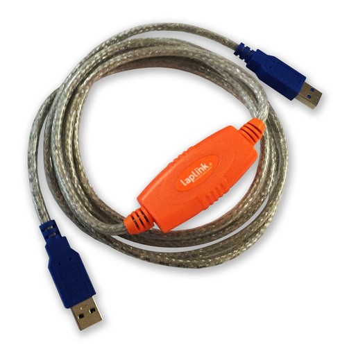 LAPLINK USB 3.0 PC to PC Data Transfer Cable, 6ft, 5Gbps, PCmover ...