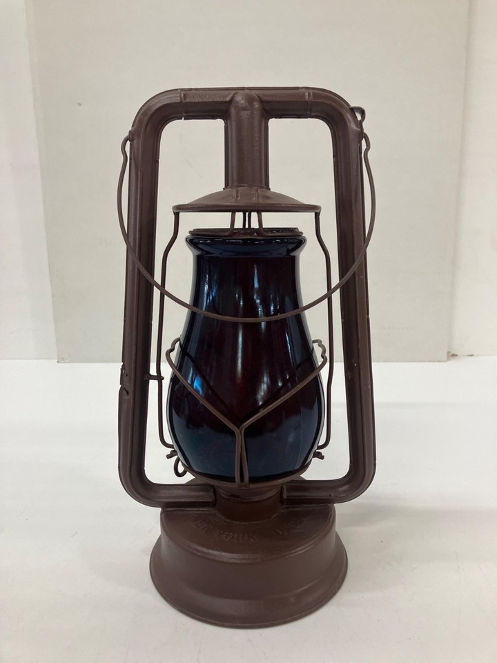 Vintage Dietz New York Ruby Red Glass Lantern - Untested | eBay