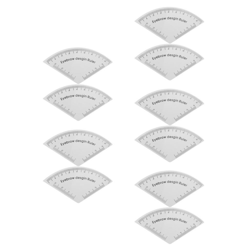 2pcs Professional Eyebrow Shaping Guide - Pvc Eyebrow Drawing ...