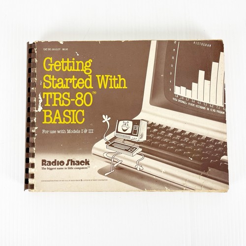 Vintage Radioshack Getting Started with TRS-80 Basic for Models 1 & 3 ...
