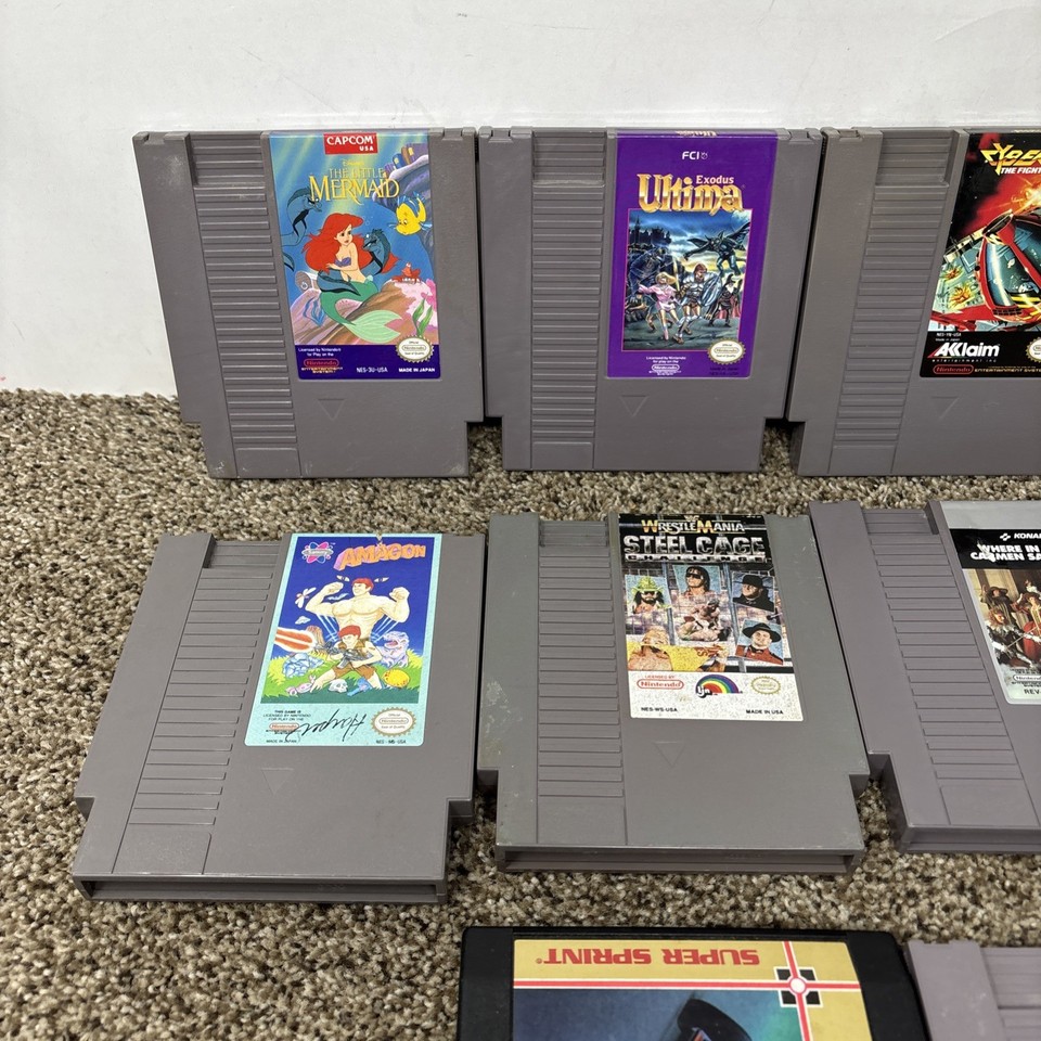 Nintendo NES Game Lot Of 10 Classic Retro Games Tested | eBay