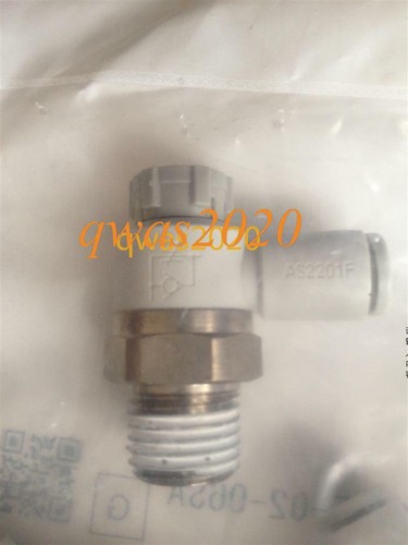 2pc New SMC Speed Control Valve Connector AS2201F-02-06SA | eBay