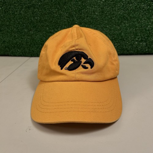 Iowa Hawkeyes Baseball Hat Cap Mens Strapback Gold Black Adjustable ...