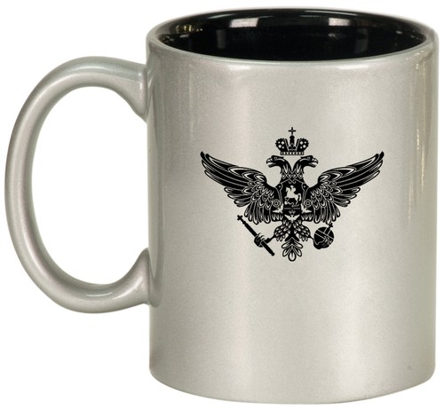 11oz Ceramic Coffee Tea Mug Glass Cup Russia Russian Eagle | eBay