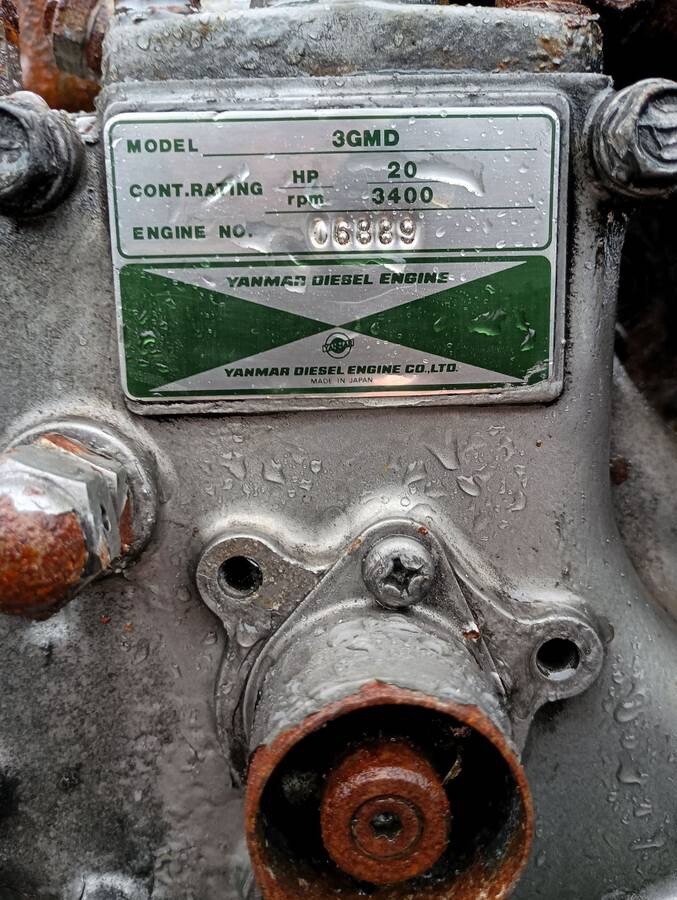 Yanmar 3GMD, 20 HP Marine Diesel Engine with Transmission - | eBay