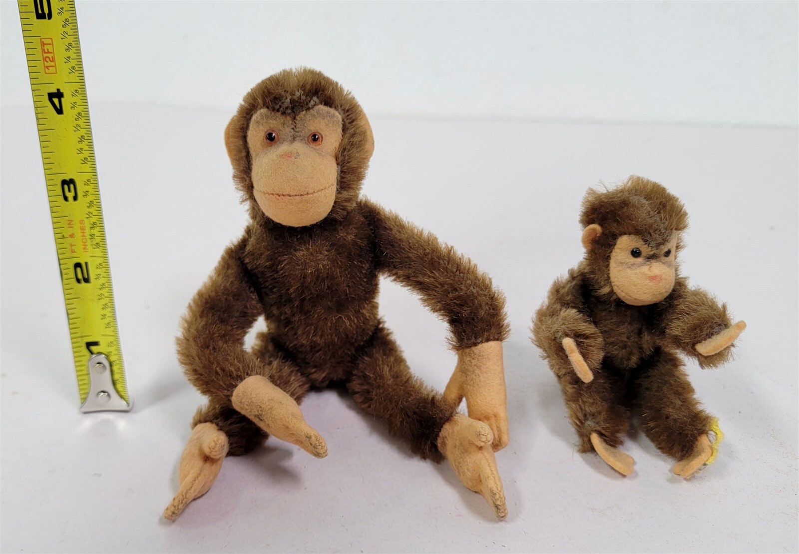 J-614 VINTAGE 1960'S? MOHAIR STEIFF JOINTED MONKEYS LOT OF 2 | eBay