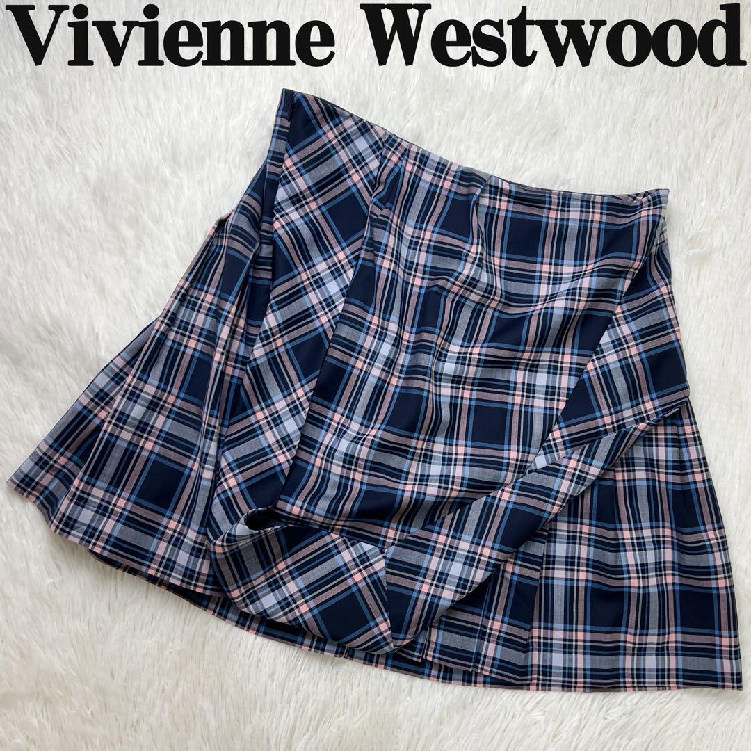 Rare Extreme Vivienne Westwood Deformed Check Skirt - Gem