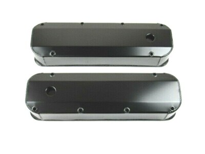 FORD 429 460 Fabricated Aluminum Valve Cover Set Black Anodized ...