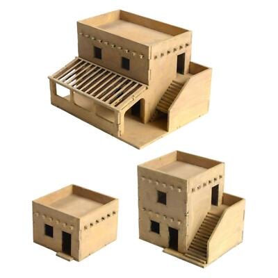 1/72 Wooden Building Model Kits, Disassembly Hobby Toys 3D Puzzles ...
